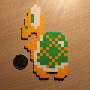 Koopa Troopa Pixel Art Bead Sprite from Super Mario Bros | Etsy