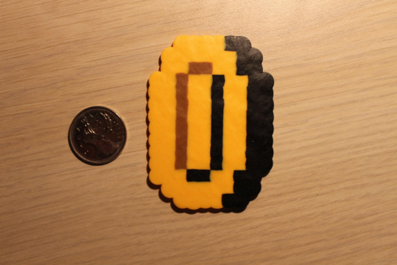 Mario Coin Pixel Art Bead Sprite From Super Mario Bros - Etsy Canada