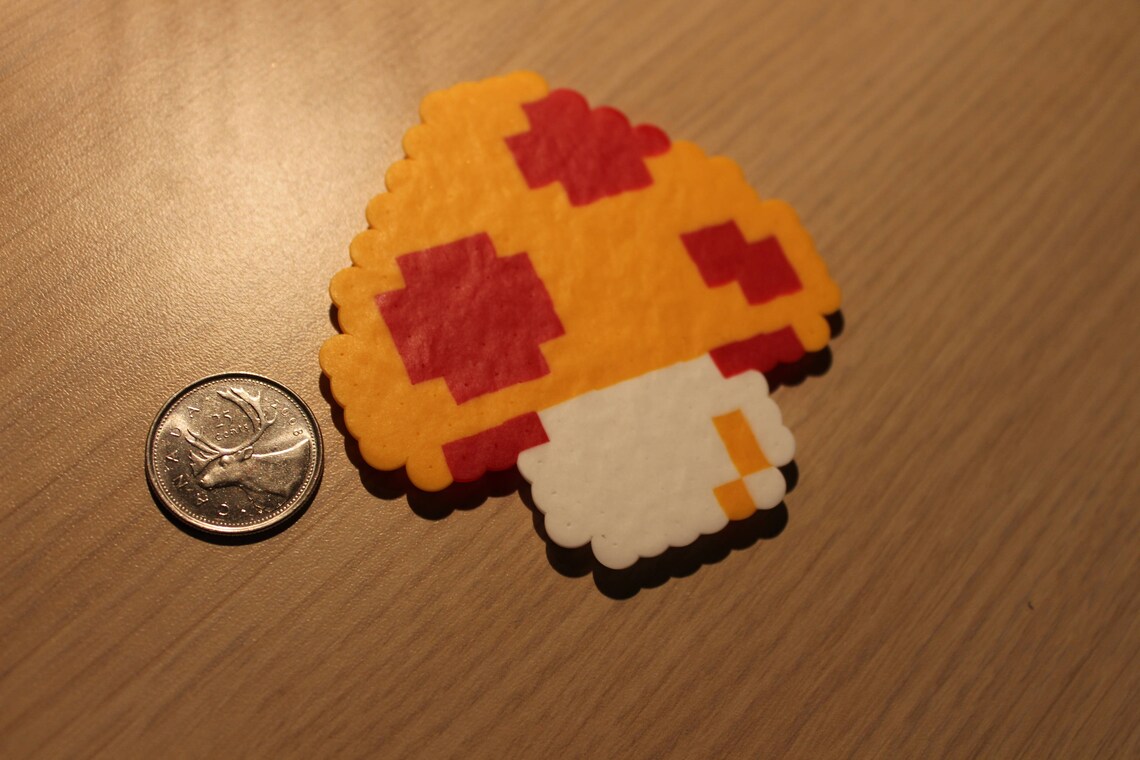 Mario Pilze Pixel Art Perle Sprites aus Super Mario Bros - Etsy.de