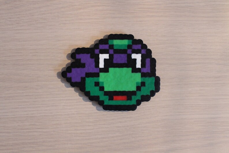 Teenage Mutant Ninja Turtles Pixel Art Bead Sprites | Etsy