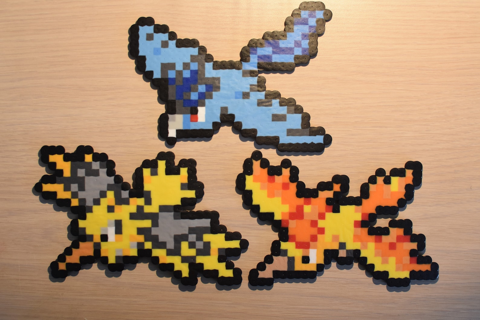 Legendary Birds Pixel Art Bead Sprites From the Pokémon Series - Etsy ...