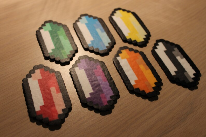 Rupee Pixel Art Bead Sprites from the Legend of Zelda Series | Etsy