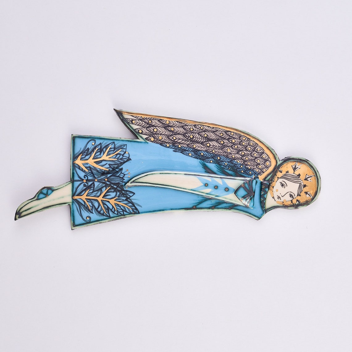 Hanging wall hung angel left hand - Etsy.de