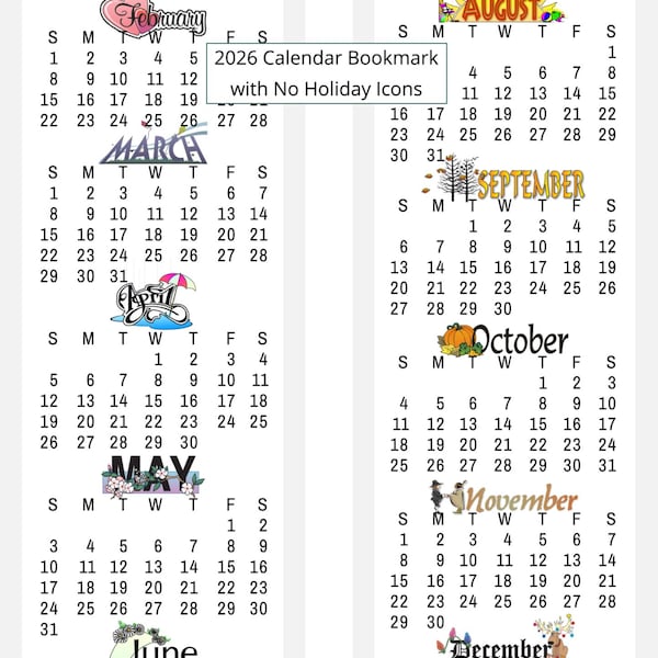 The Paw Print Calendar 2026 - Etsy