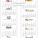 2026 Calendar Bookmark - Laminated to Last All Year! - Without Holiday ...