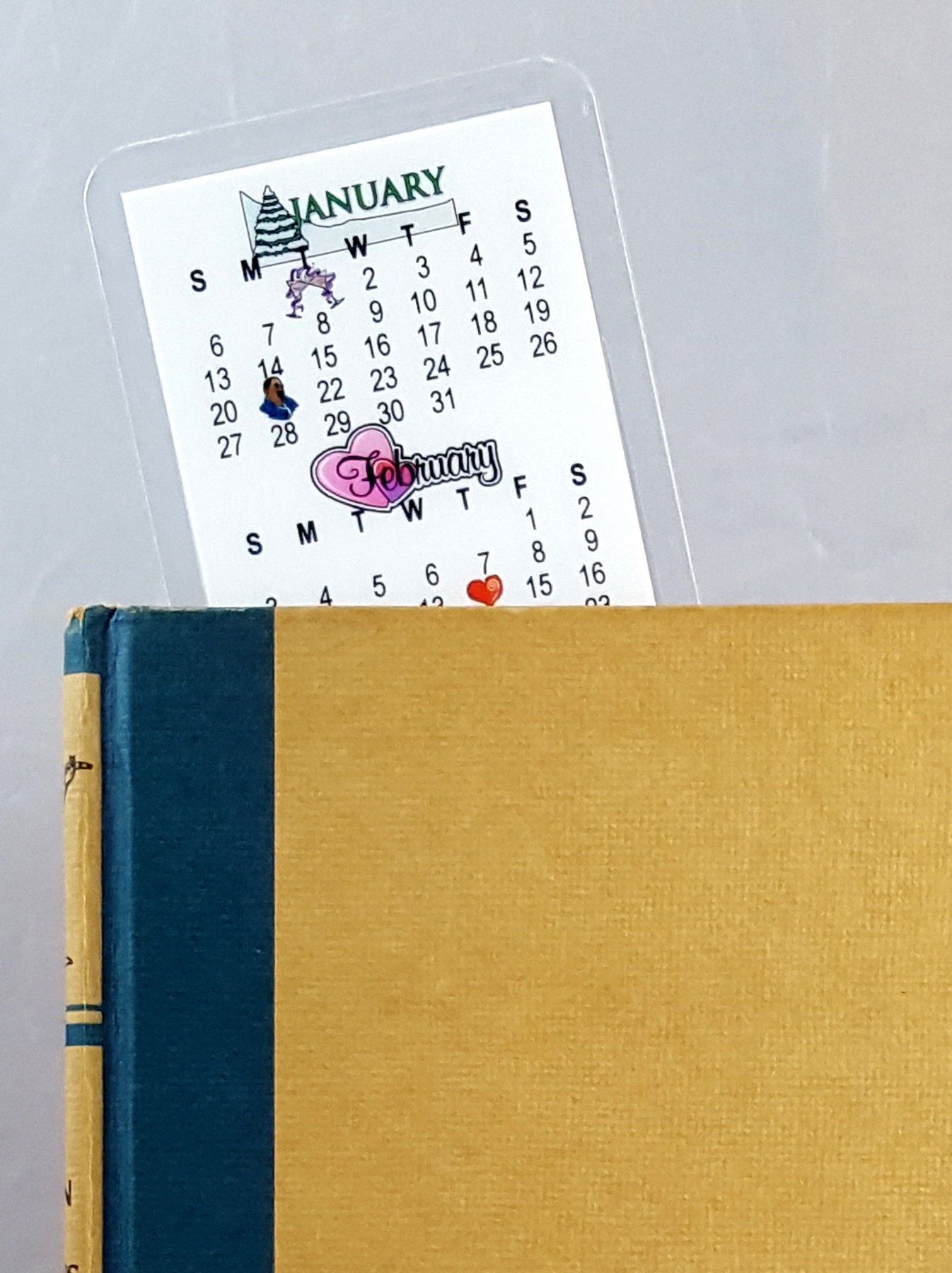 2026 Calendar Bookmarks - Laminated to Last All Year - With Holiday ...