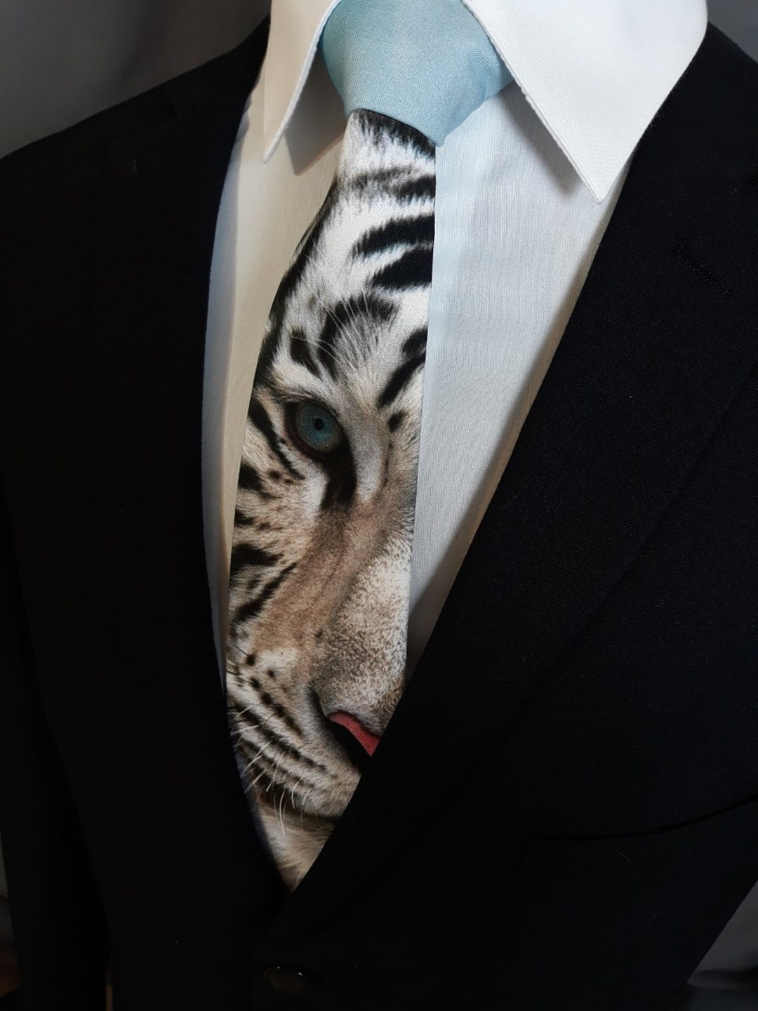 Eye of the Tiger Necktie – Mens Tiger Tie - Etsy