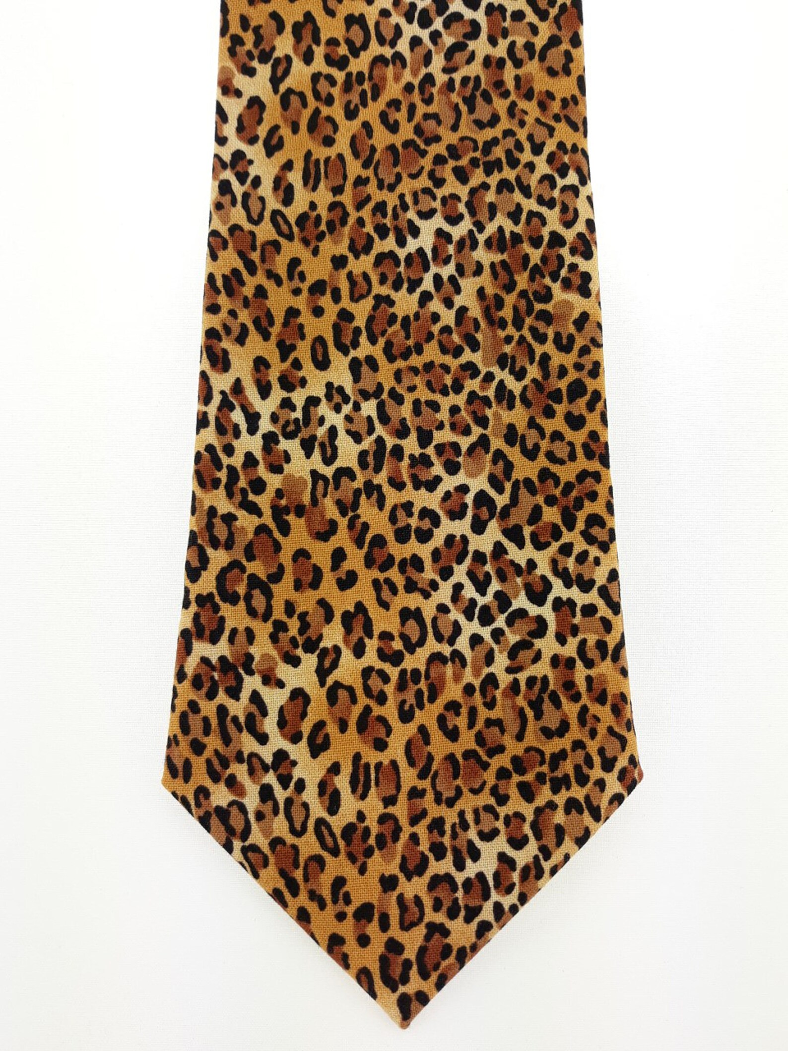 Leopard Tie – Animal Print Neckties Available as a Extra Long Necktie ...