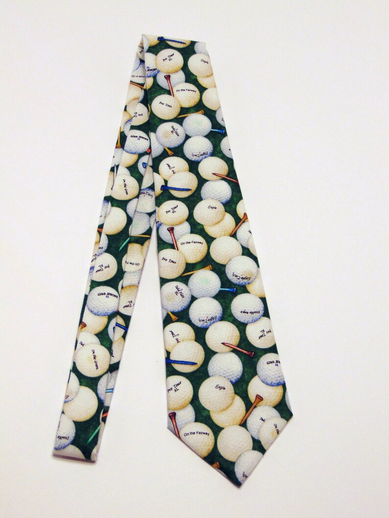 Golf Gifts for Men Golf Neckties / Mens Golf Tie With Golf - Etsy