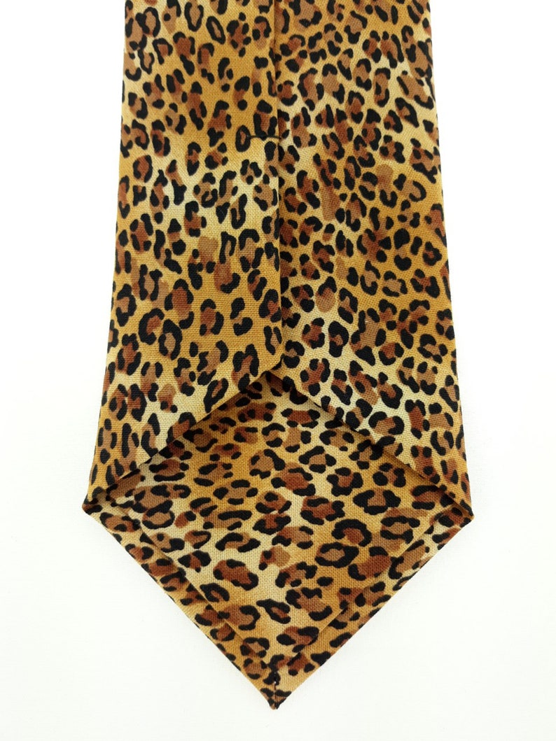 Leopard Tie – Animal Print Neckties Available as a Extra Long Necktie ...