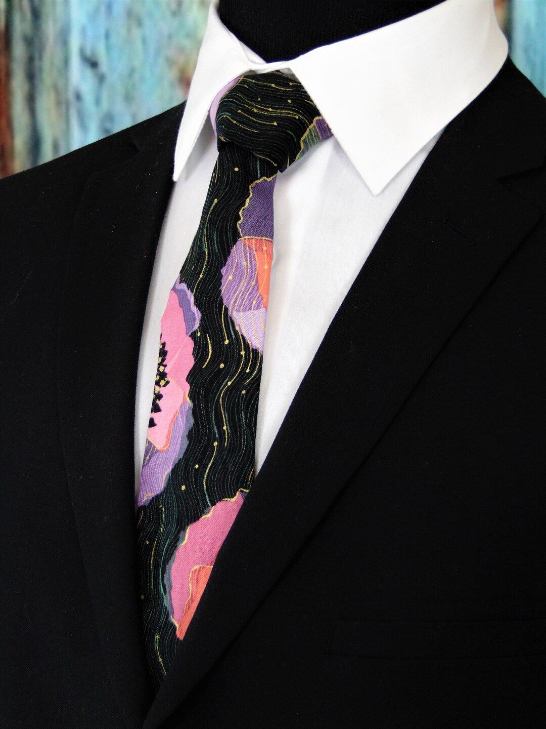 Ties With Flowers – Mens Unique Floral Necktie - Etsy