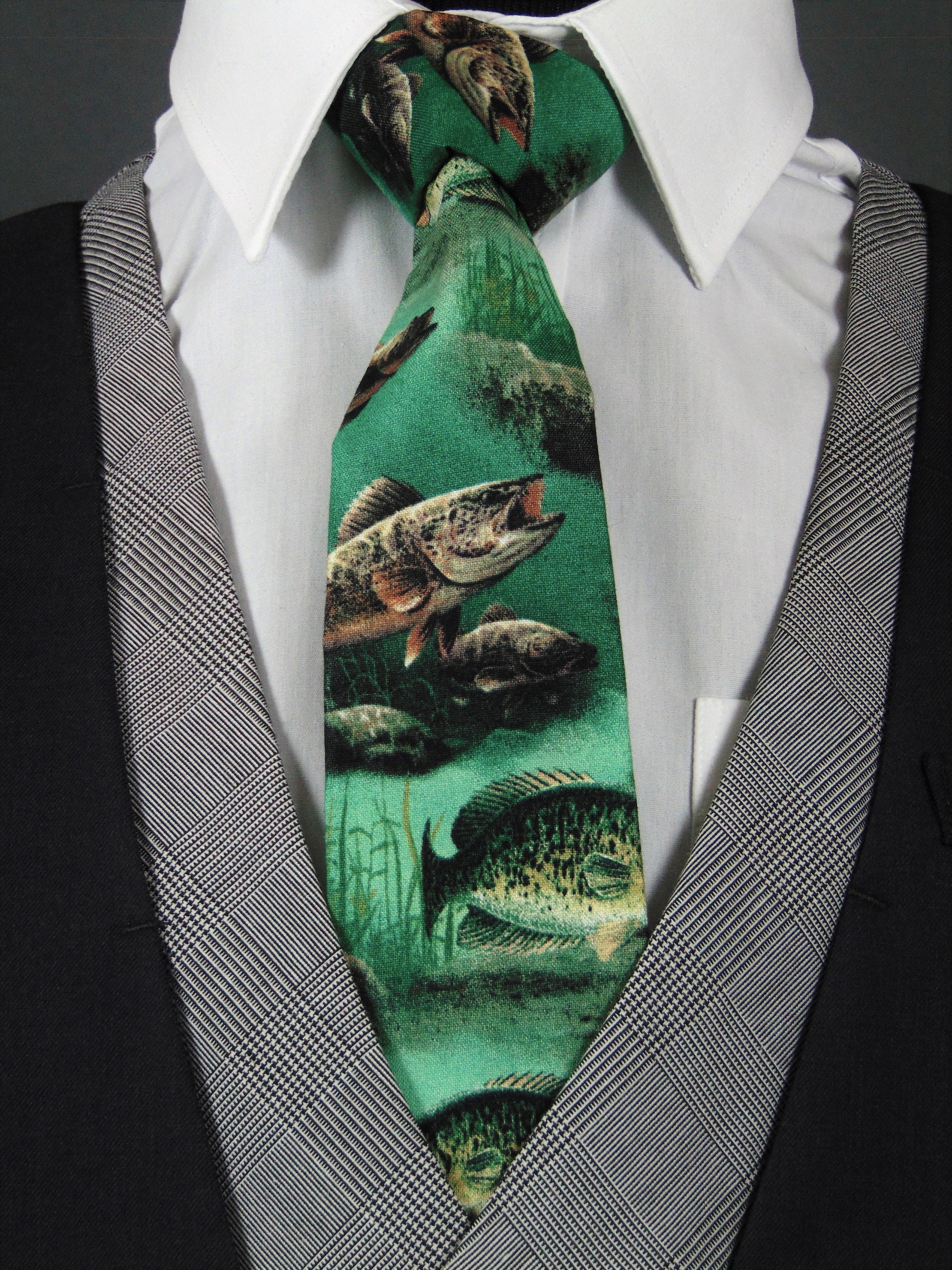 Fishing Necktie, Ties for Fisherman makes the perfect gift.