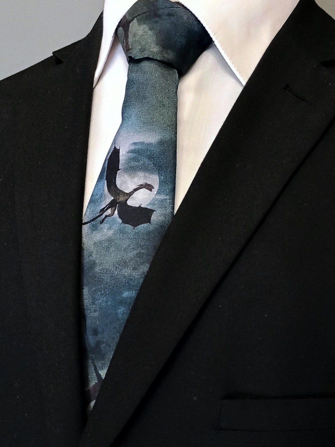 Dragon Tie – Ties With Dragons - Etsy