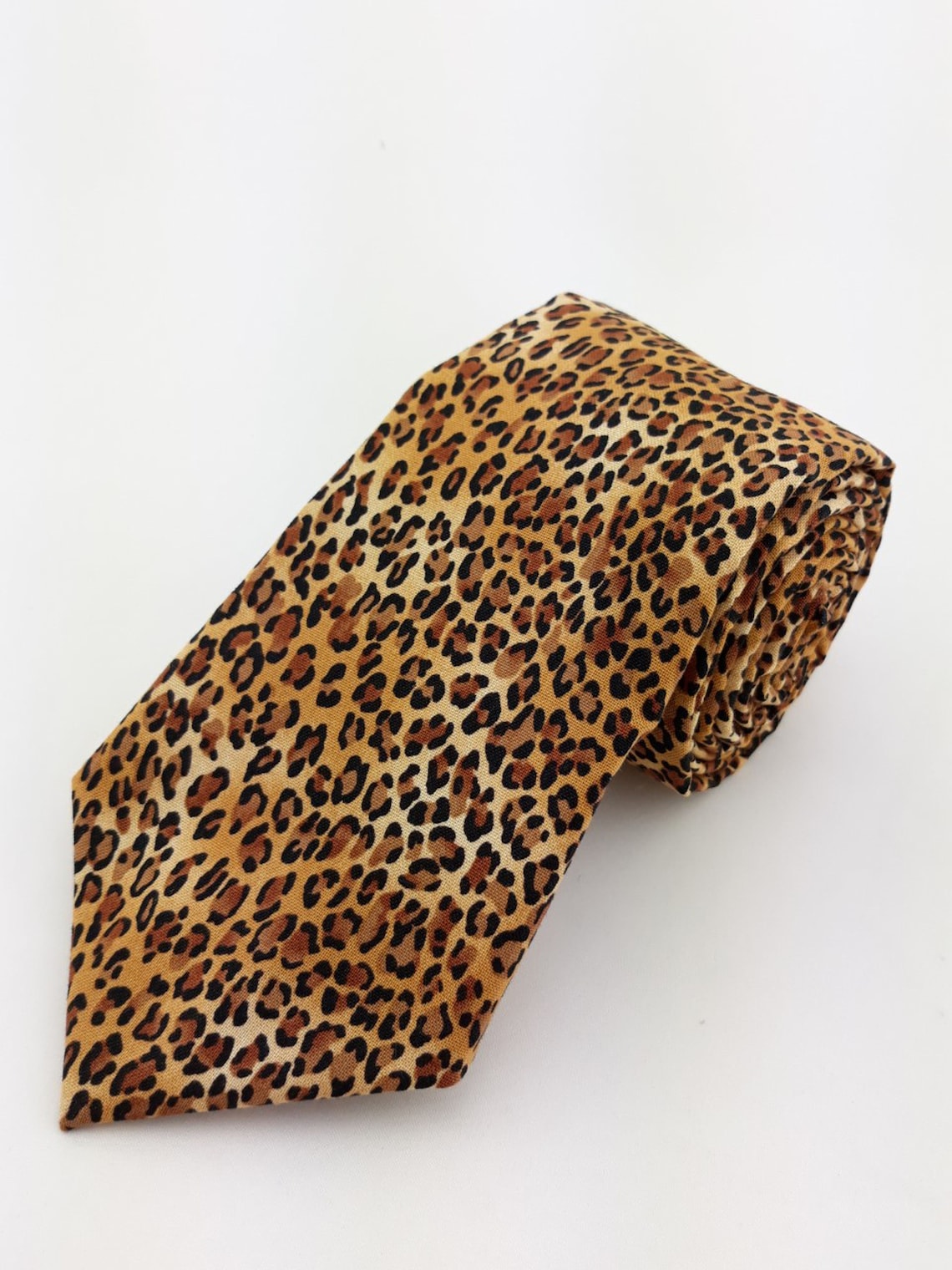 Leopard Tie – Animal Print Neckties Available as a Extra Long Necktie ...