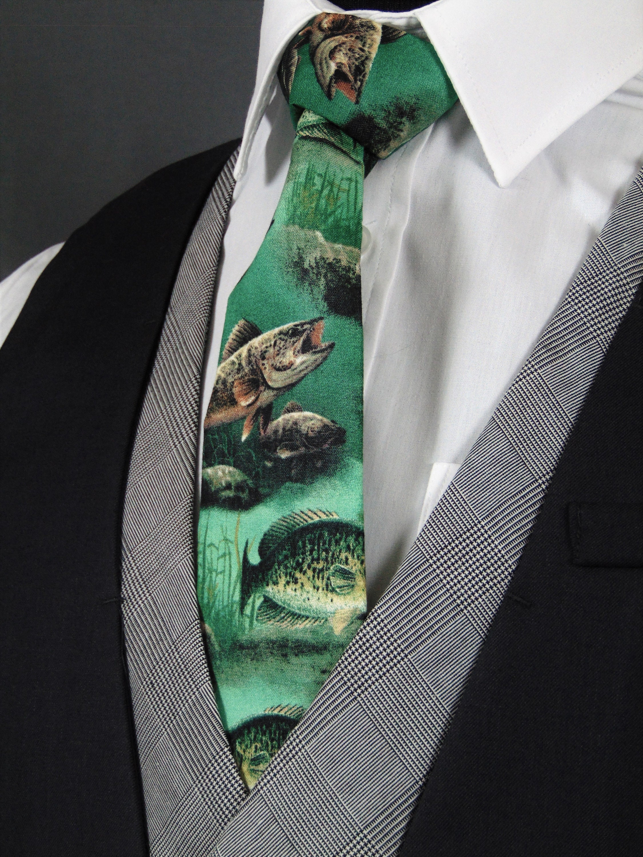 Fishing Necktie, Ties for Fisherman makes the perfect gift.