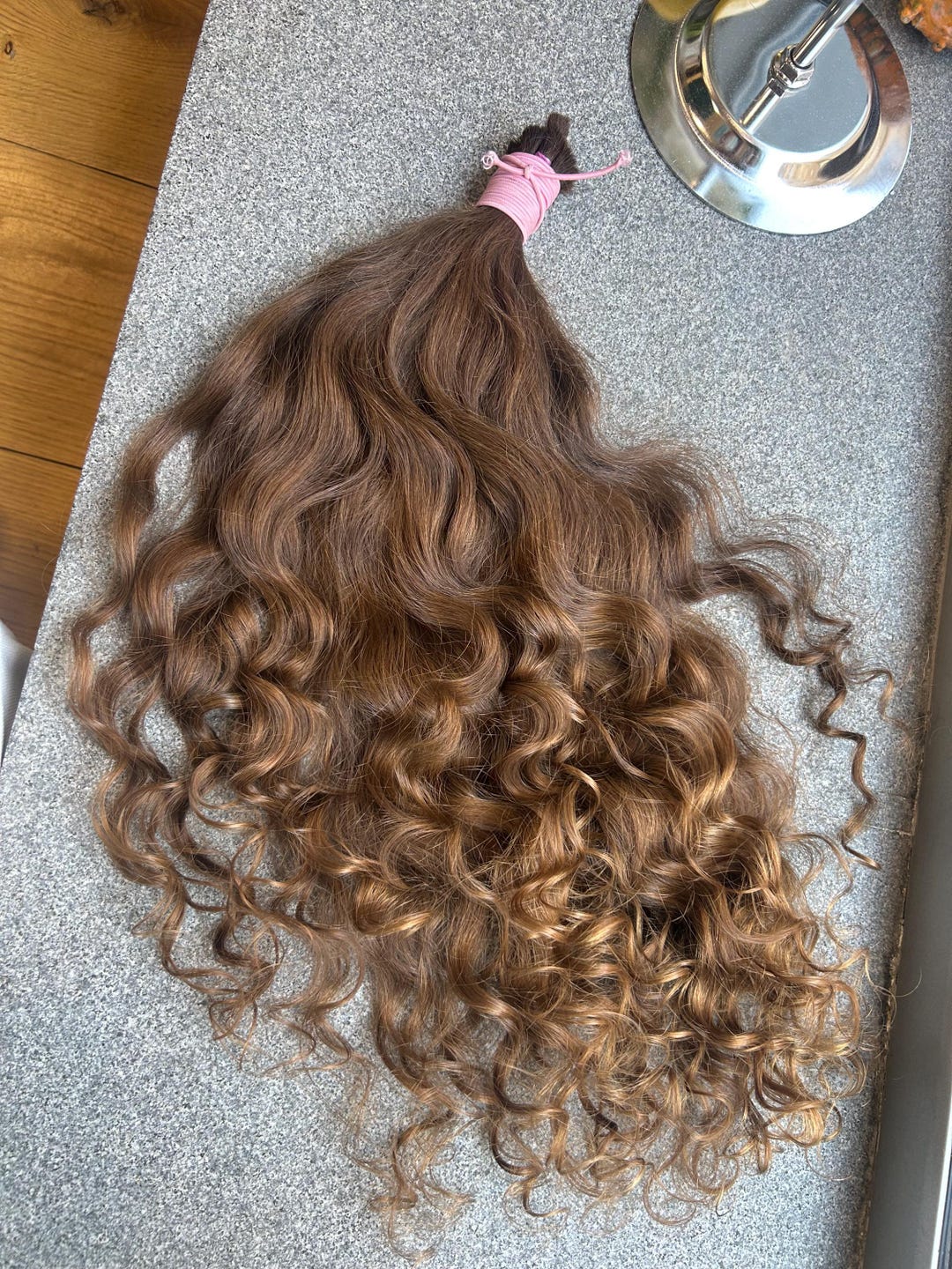 Virgin Slavic Curly Hair Extensions, Undyed Dark Blonde, Bulk Hair - Etsy