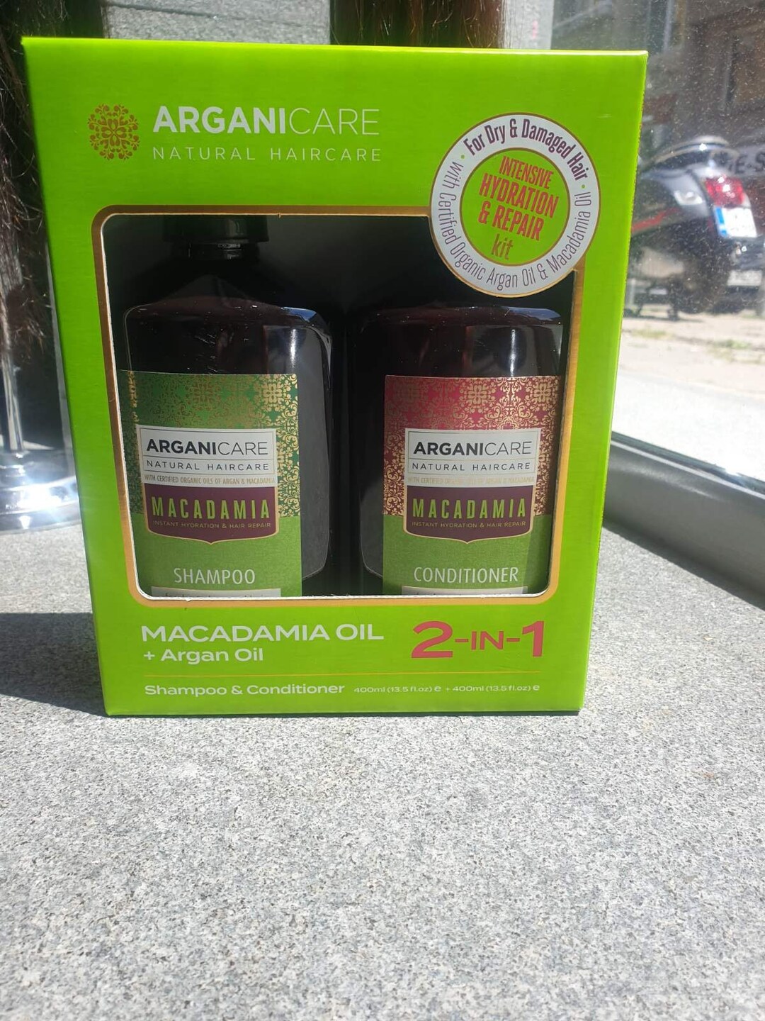 Macadamia Arganicare Shampoo+conditioner Set 800 Ml - Hair Nourishing Shampoo - Organic Hair ...