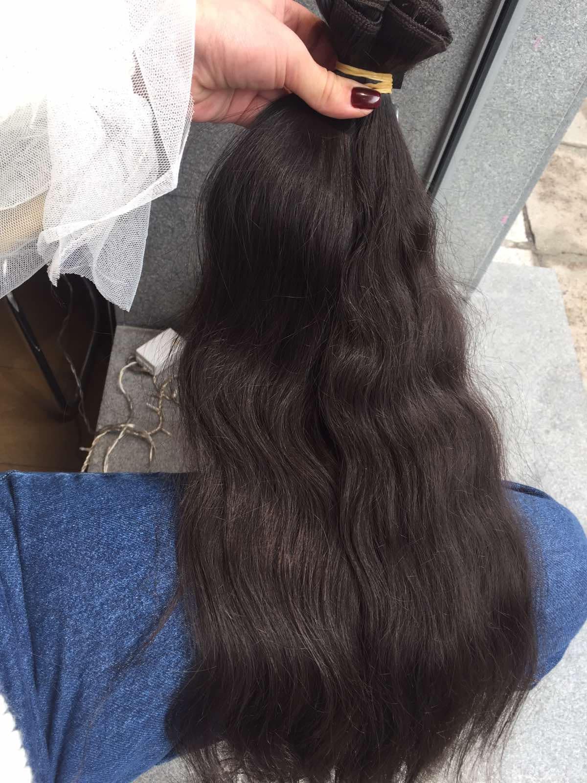 Undyed Slavic Human Hair 21,bulk,natural Hair,luxury Extensions - Etsy