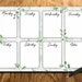 Weekly Planner Printable Digital Calendar Nature Leaves - Etsy