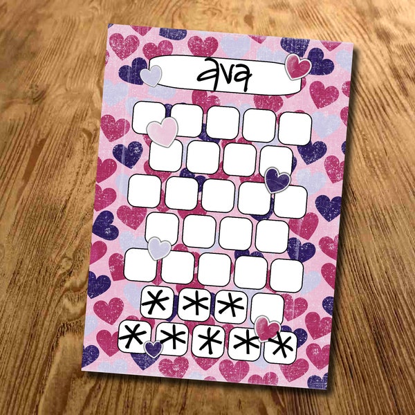 Dry Night Reward Chart - Etsy