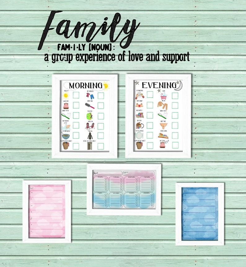 Kids Behaviour Printable Family Rules Instant Download - Etsy