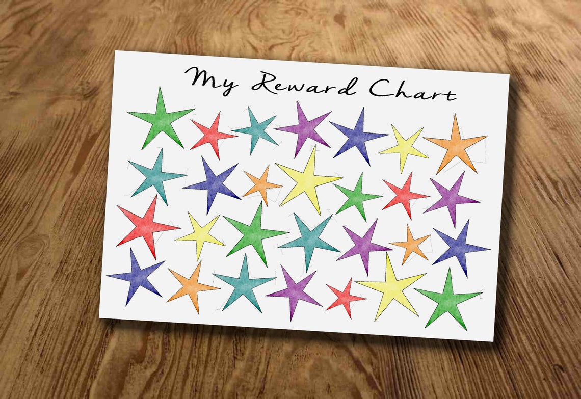 Reward Chart Star Chart Kids Behavior Chart Responsibility | Etsy