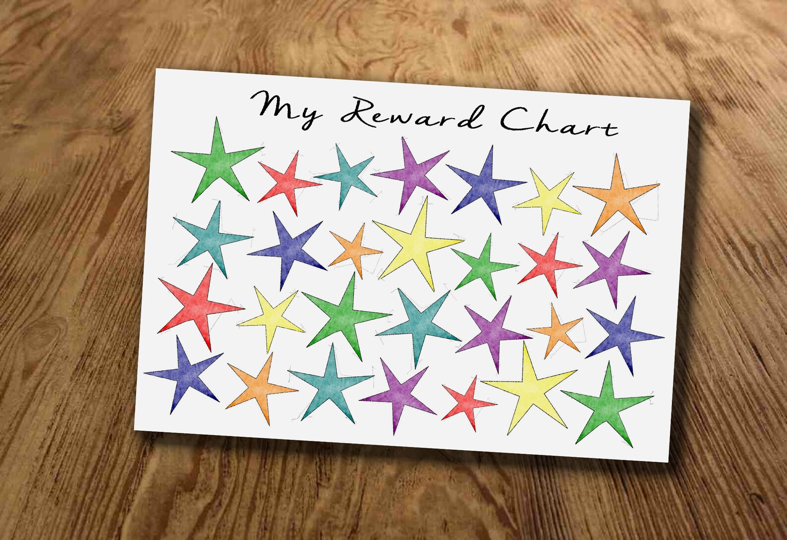 Reward Chart Star Chart Kids Behavior Chart Responsibility | Etsy