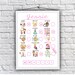 Girls Reward Chart, Printable, Download, Childrens, Behaviour Chart ...