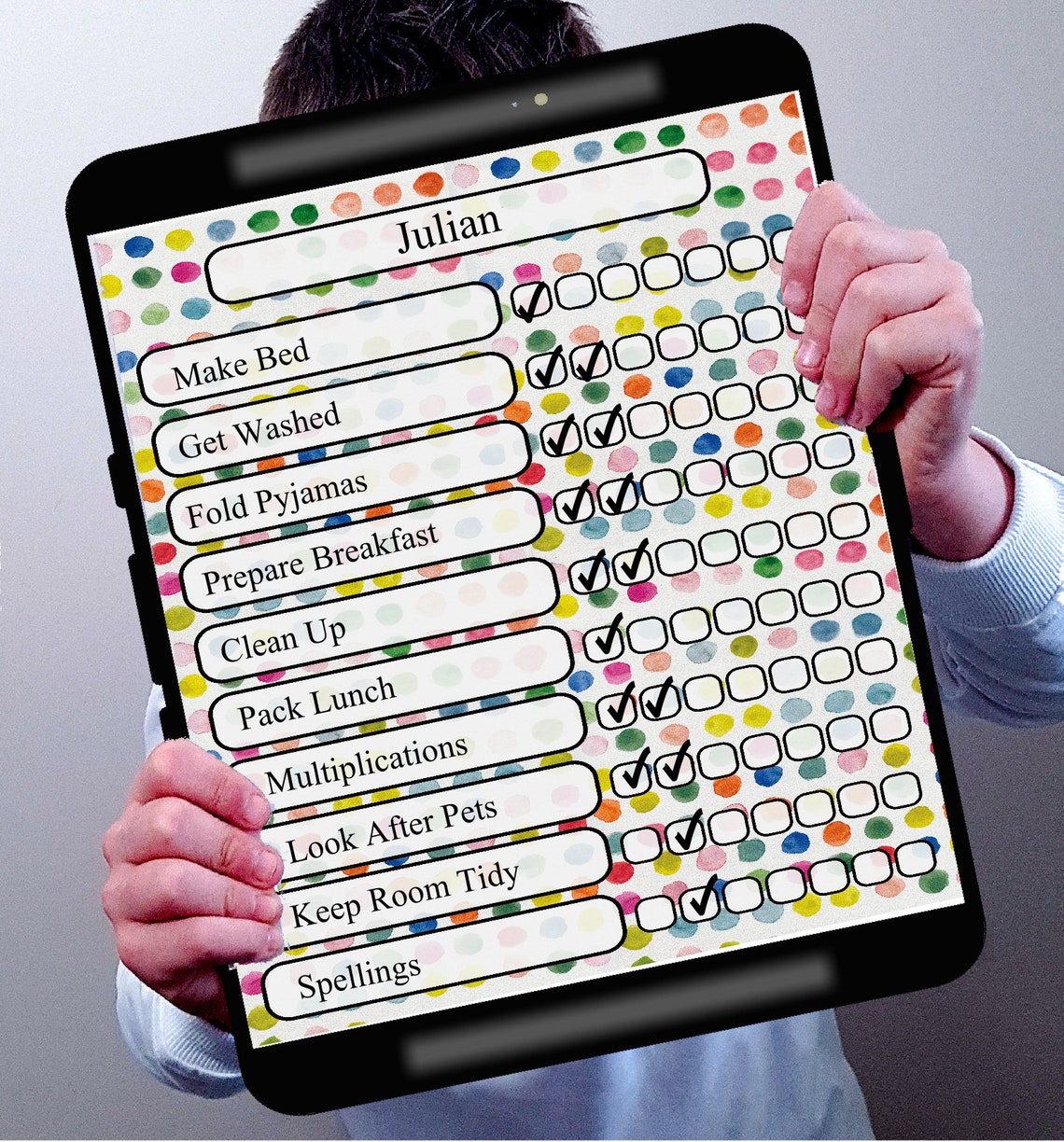 Superhero Reward Chart Edit at Home Custom Star Chart - Etsy