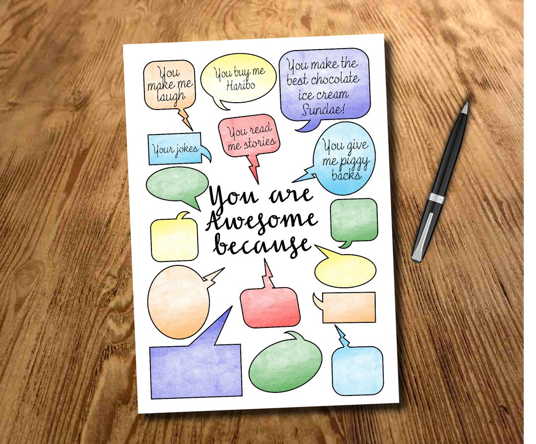 Self Esteem, You Are Awesome Worksheet, Appreciation Sheet, Gratitude ...