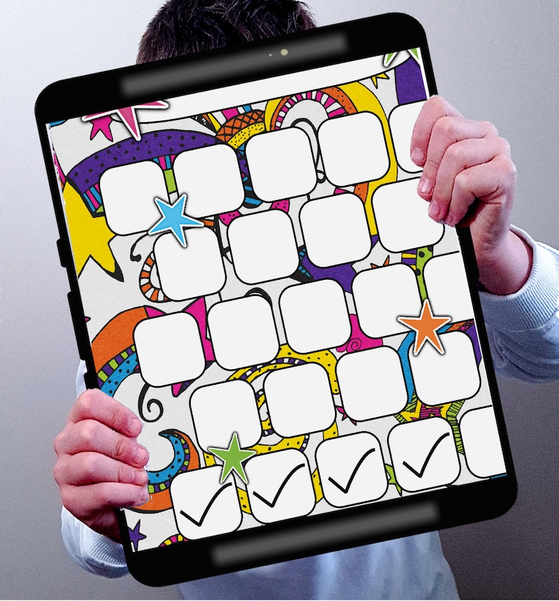 Reward Chart for Girls Sticker Chart Behaviour Chart With - Etsy UK