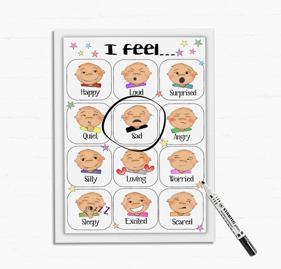 Esl Feelings Clipart For Kids