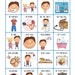Boys, Routine Chart, Kids Daily Planner, Kids Routine Chart, Visual ...