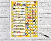 Superhero Reward Chart Edit at Home Custom Star Chart - Etsy