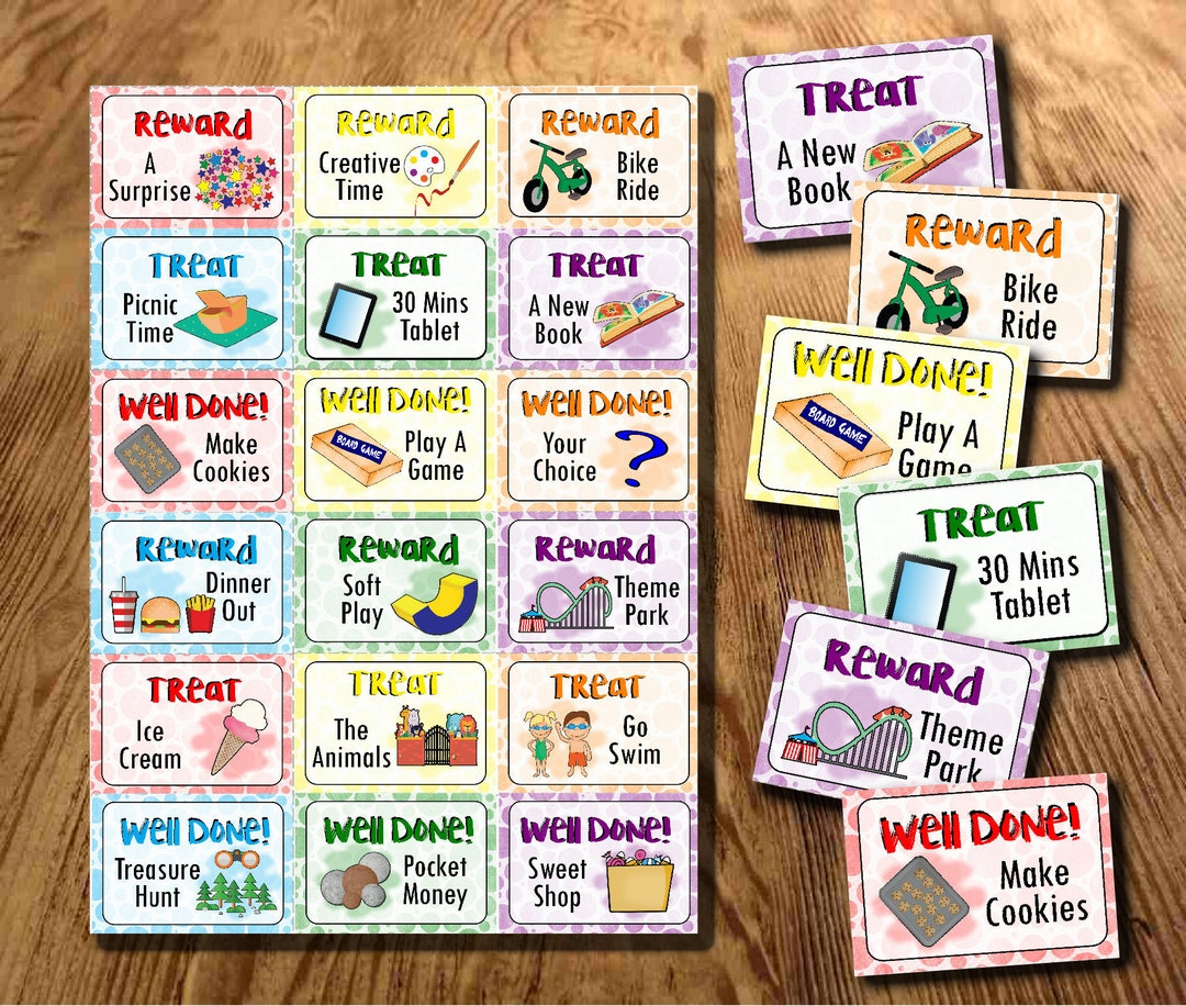 Reward Tokens, Kids Rewards, Reward Chart, Star Chart, Behaviour Chart ...