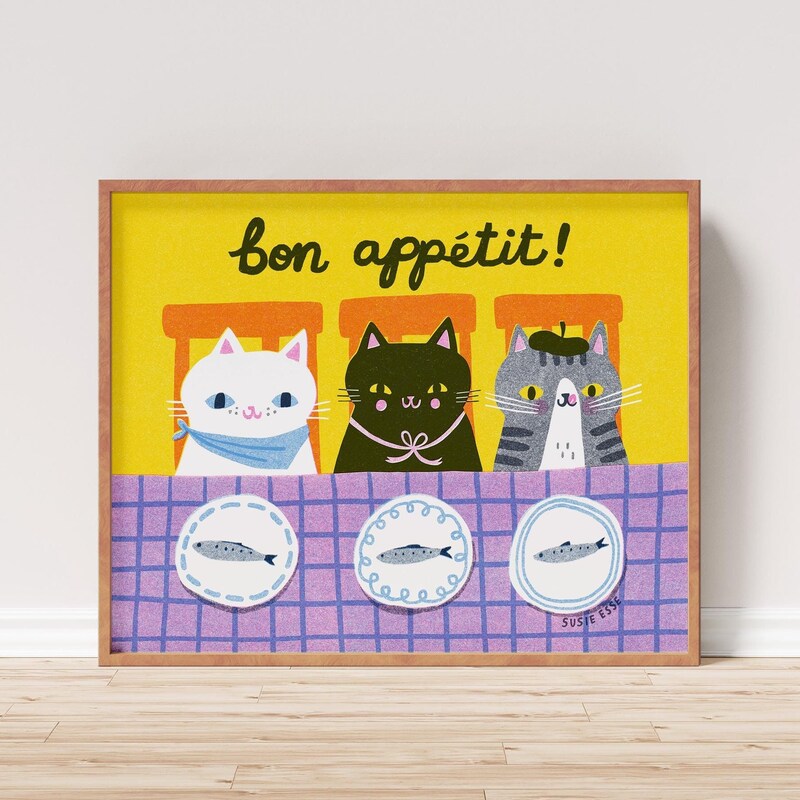Cat It Bon Appetit - Etsy