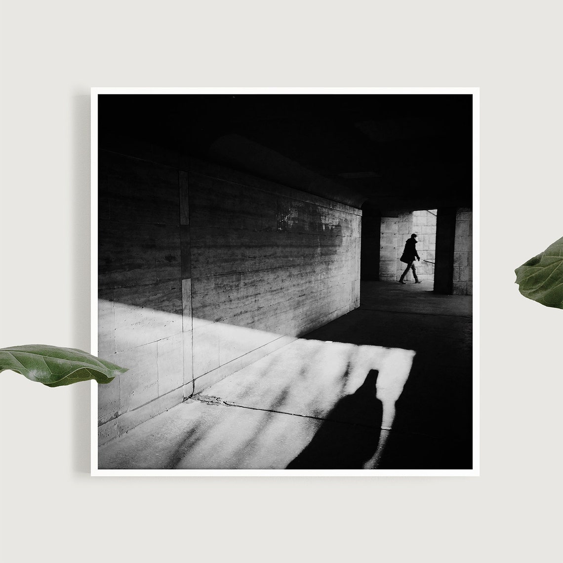 Noir Style Art Print Black and White City Art Print Street - Etsy