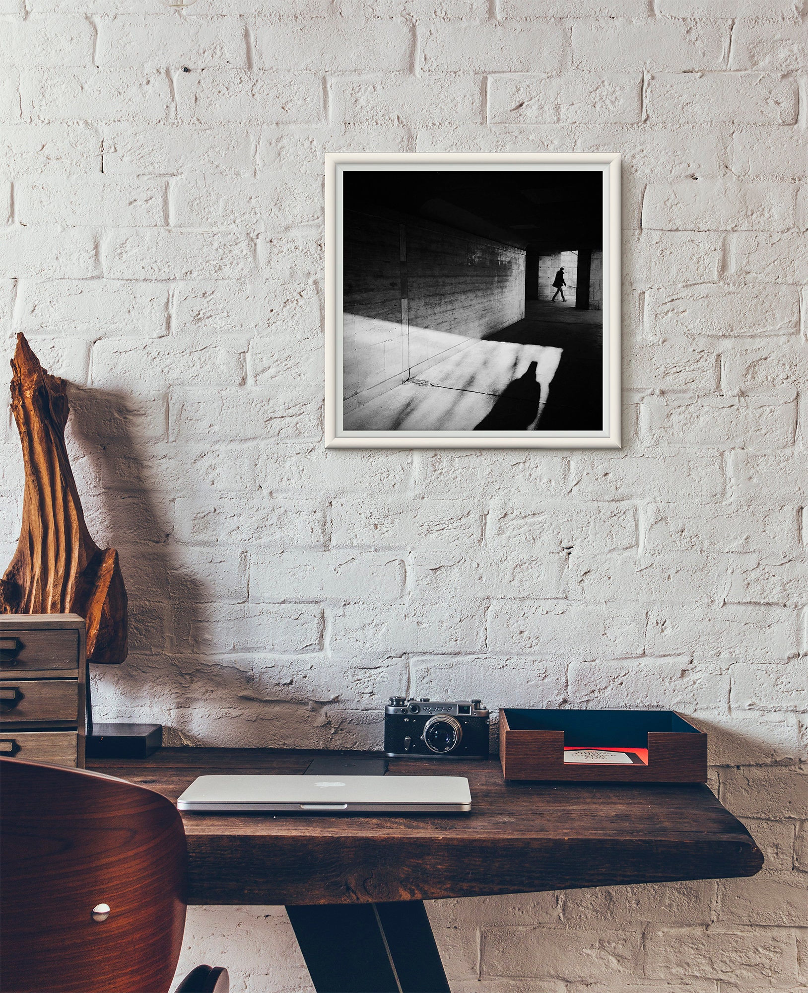 Noir Style Art Print Black and White City Art Print Street - Etsy