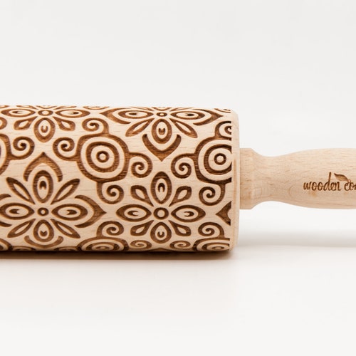 No. R183 HEDGEHOGS Pattern Rolling Pin Engraved Rolling - Etsy