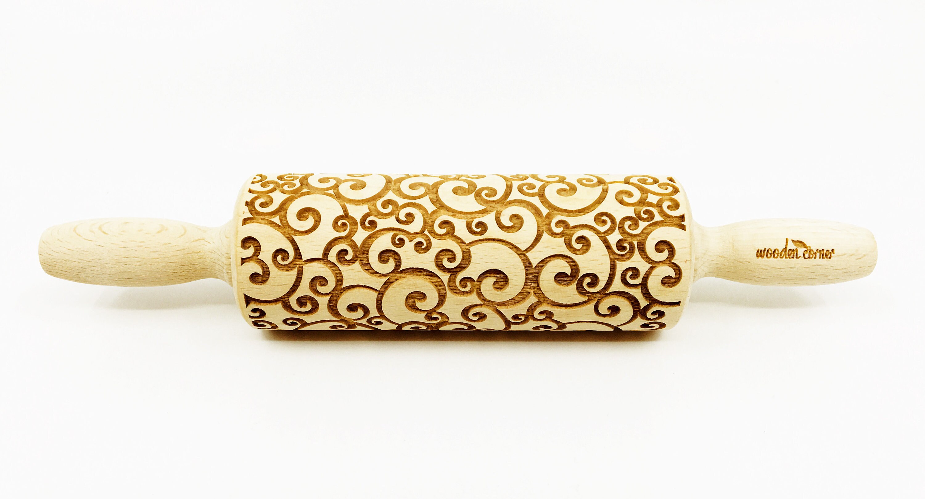 No. R235 Baikal - Rolling Pin, Engraved Rolling Pin, Rolling Pin ...