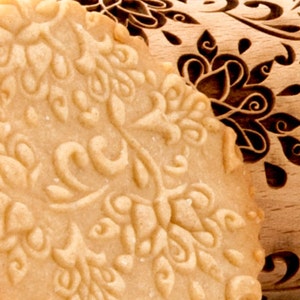 No. R030 BOHO-CHIC STYLE Pattern, Rolling Pin, Engraved Rolling ...