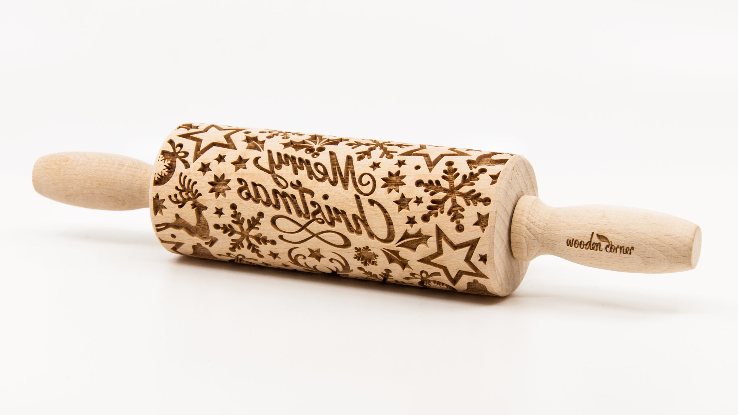 No. R224 MERRY CHRISTMAS - Rolling Pin, Embossed rolling pin, Wooden ... No. R224 MERRY CHRISTMAS - Rolling Pin, Embossed rolling pin, Wooden ...