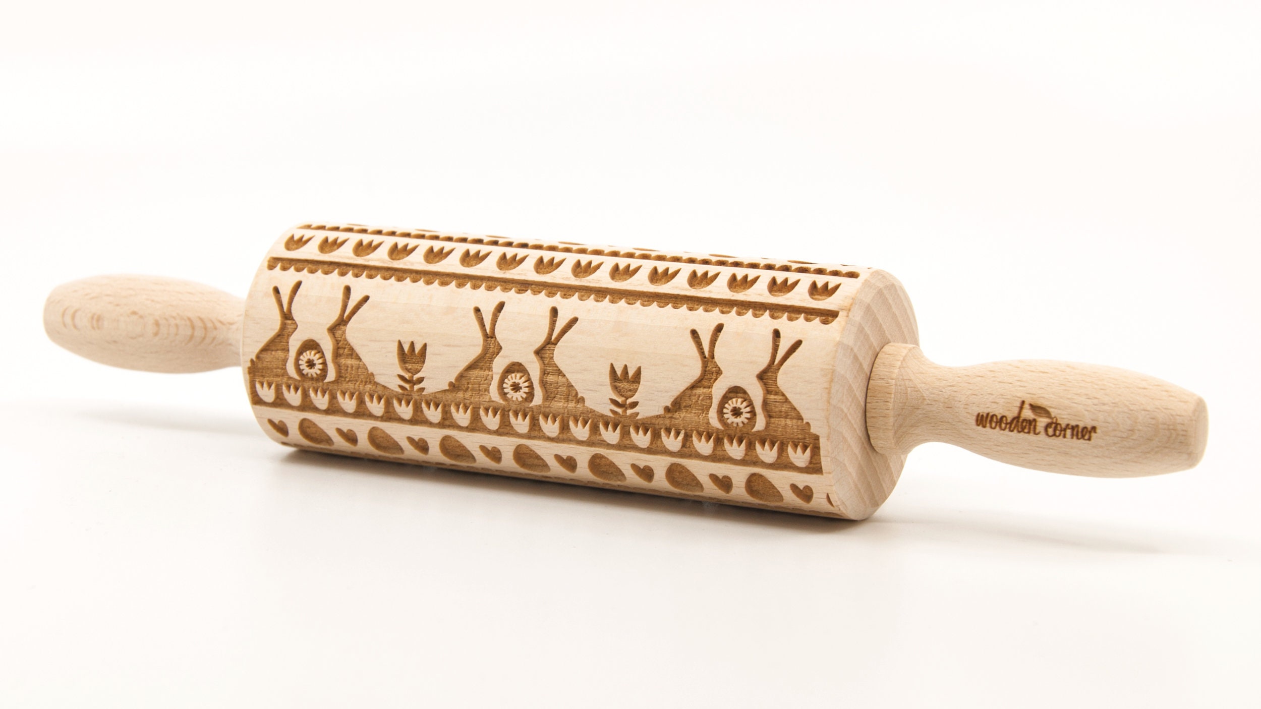 Happy Easter 765-559 Rolling Pin Ceramics & Pottery Craft Supplies ...