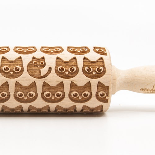 No. R183 HEDGEHOGS Pattern Rolling Pin Engraved Rolling - Etsy