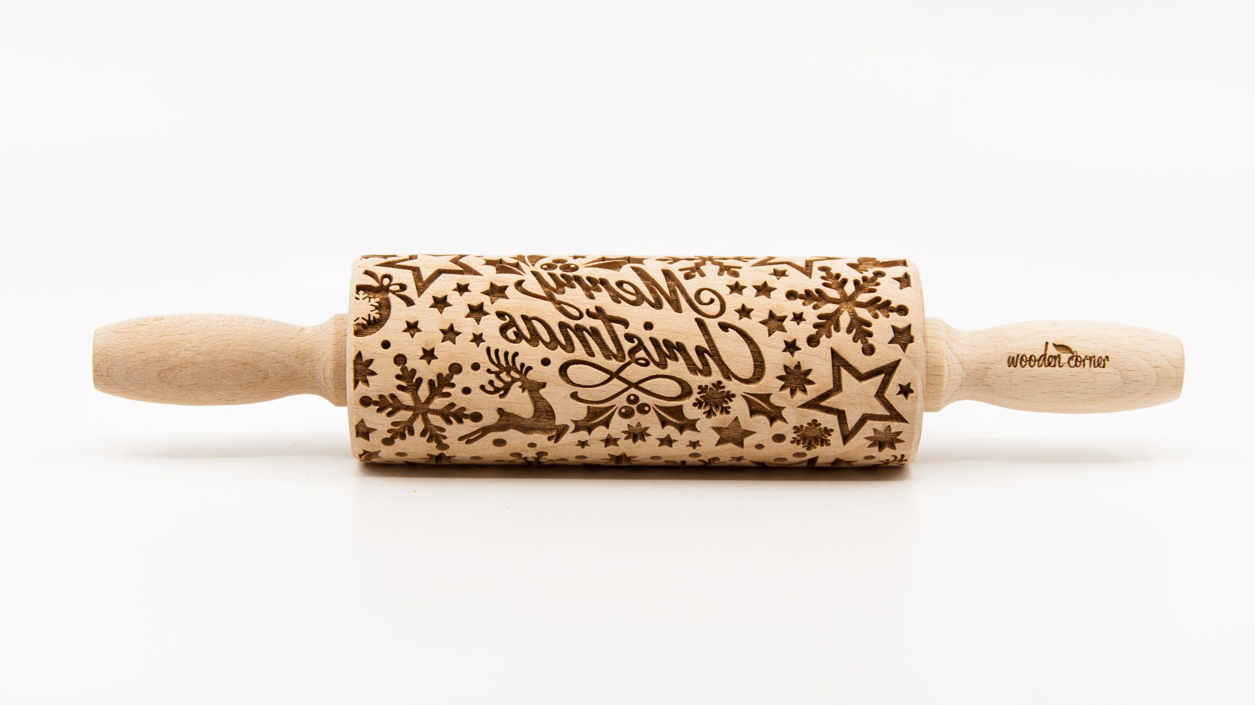No. R224 MERRY CHRISTMAS - Rolling Pin, Embossed rolling pin, Wooden ... No. R224 MERRY CHRISTMAS - Rolling Pin, Embossed rolling pin, Wooden ...