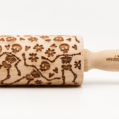 No. R183 HEDGEHOGS Pattern Rolling Pin Engraved Rolling - Etsy