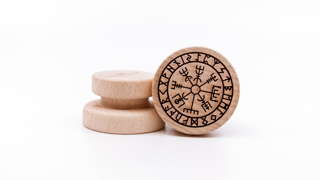 No. 220 NORDIC VIKING RUNES 1, Wooden Stamp Deeply Engraved Nordic ...
