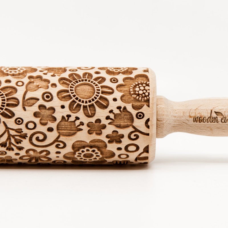 Flower Rolling Pin - Etsy