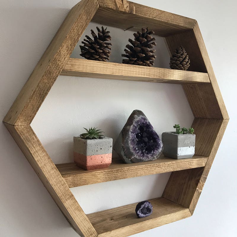 Geometric Shelf - Etsy