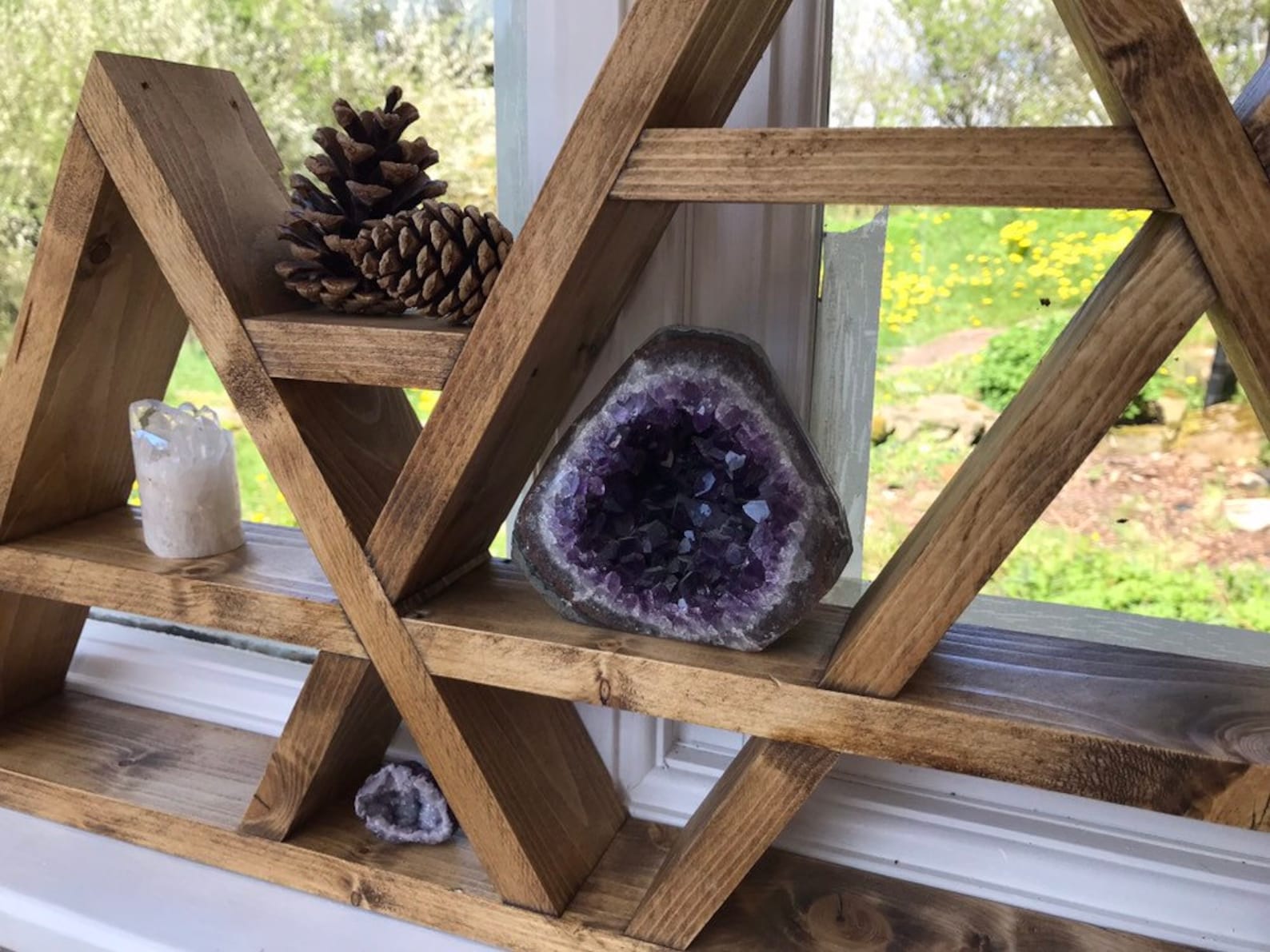 Mountain Shelf Crystal Shelf Plant Shelf Crystal Altar | Etsy